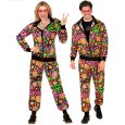 Köp Neon Peace 80-tal Träningsoverall Maskeraddräkt Här - Snabb ...