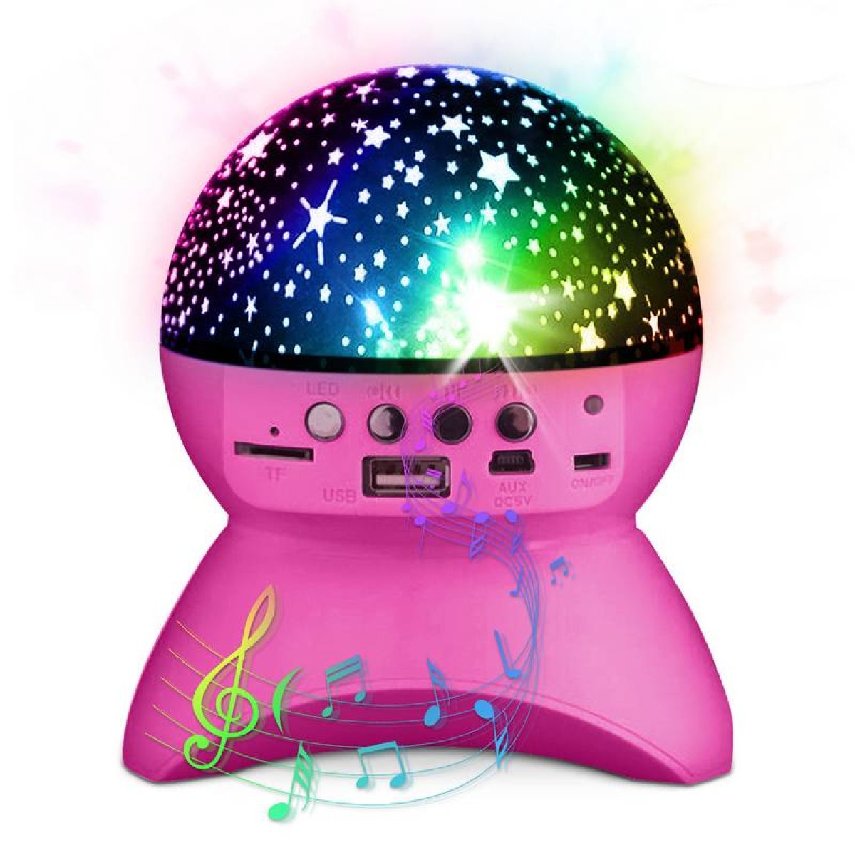 Köp Bluetooth Starlight LED Högtalarer Rosa Här - Snabb Leverans ...