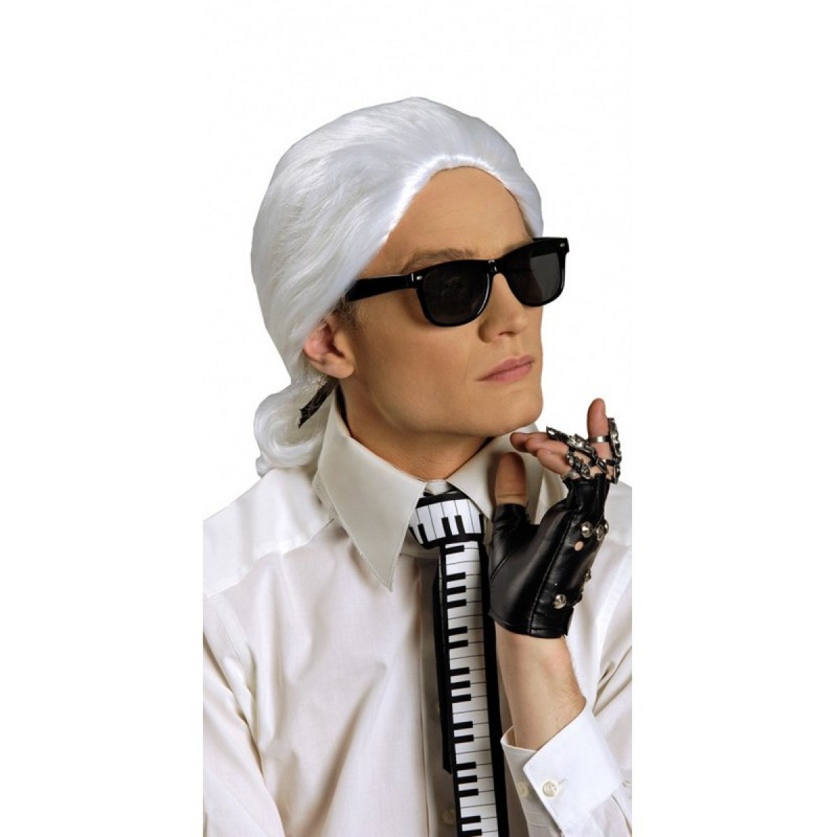 Köp Karl Lagerfeld 80-tal Peruk Här - Snabb Leverans - Temashop.se