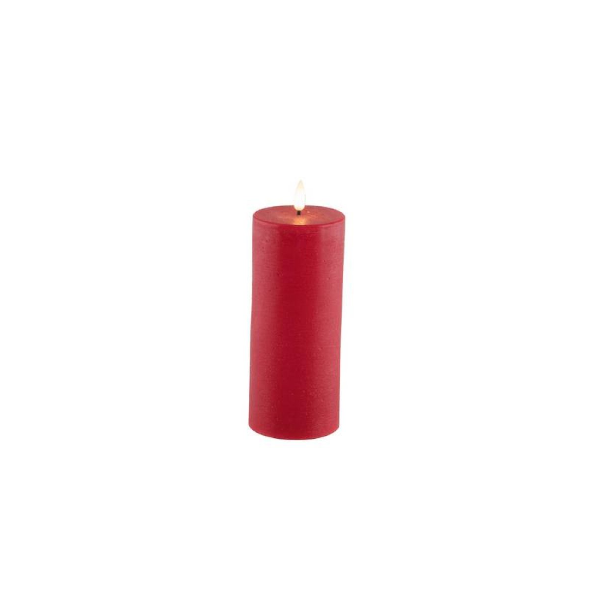 Köp Rustikt LED Blockljus Rött Här - Snabb Leverans - Temashop.se