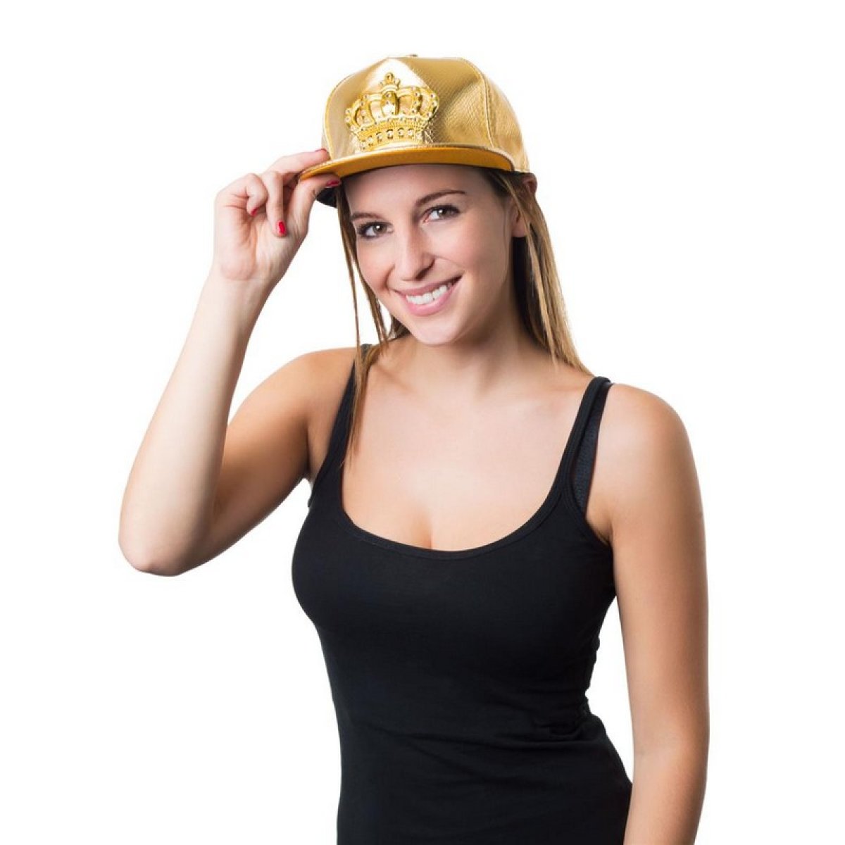 Köp Krona Baseboll Keps Guld Här - Snabb Leverans - Temashop.se