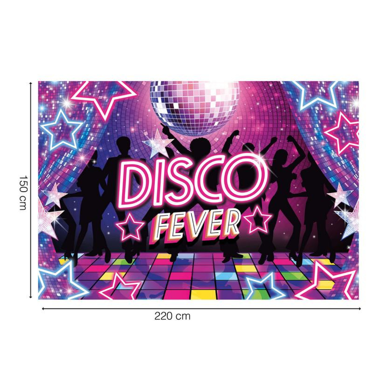 Köp Disco Fever Bakgrund Här - Snabb Leverans - Temashop.se