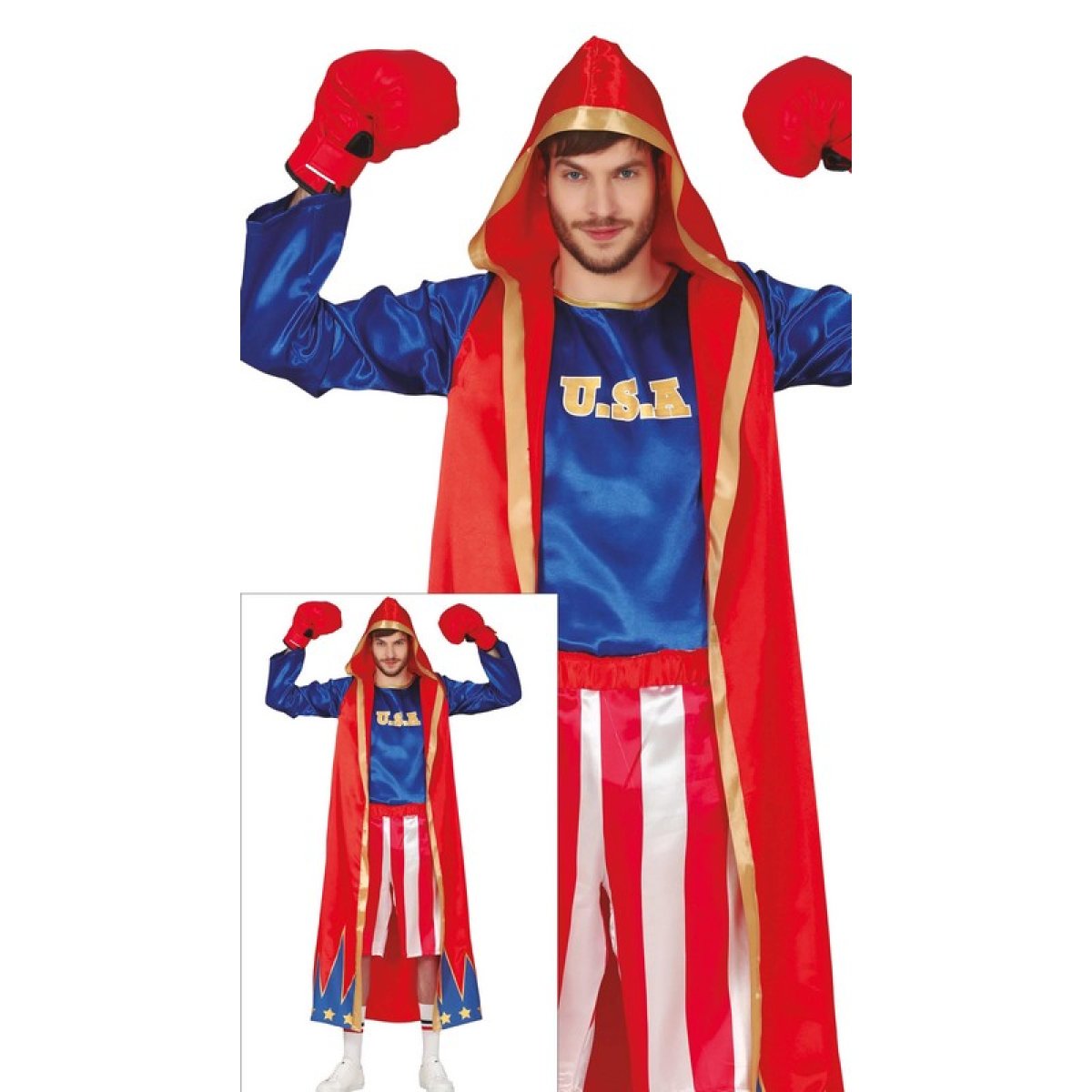 Köp USA Boxare Maskeraddräkt Här - Snabb Leverans - Temashop.se