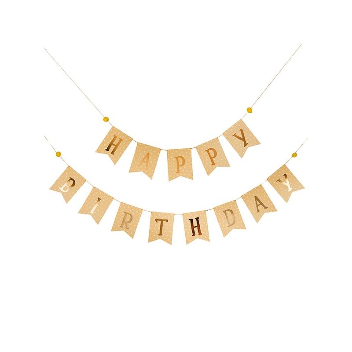 Köp Happy Birthday Flaggirlang Här - Snabb Leverans - Temashop.se