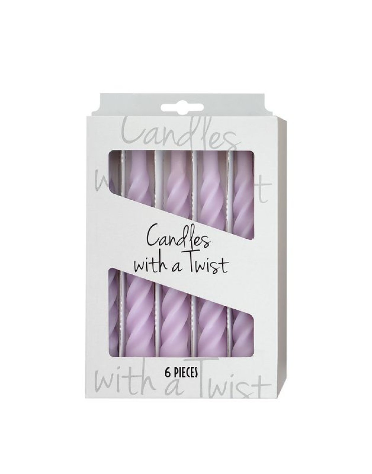 Köp Vridet Ljus Matt Lila Här - Snabb Leverans - Temashop.se