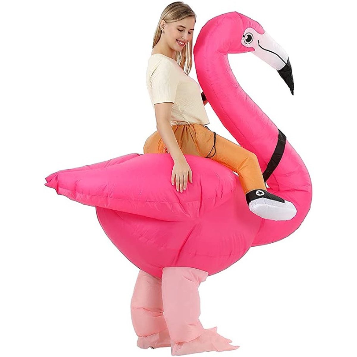 Köp Uppblåsbar Flamingo Maskeraddräkt Här - Snabb Leverans - Temashop.se