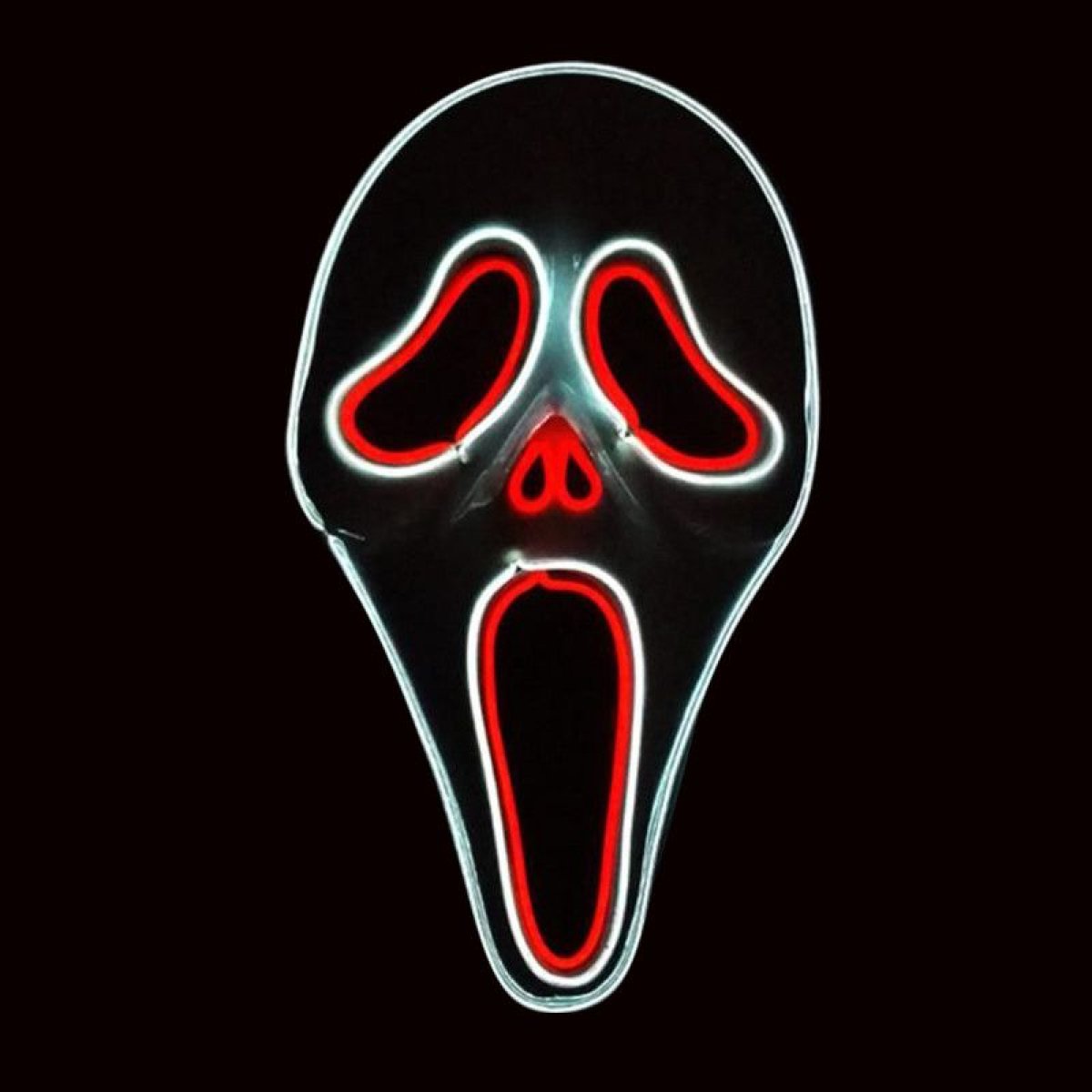 Köp Scream LED Mask Här - Snabb Leverans - Temashop.se