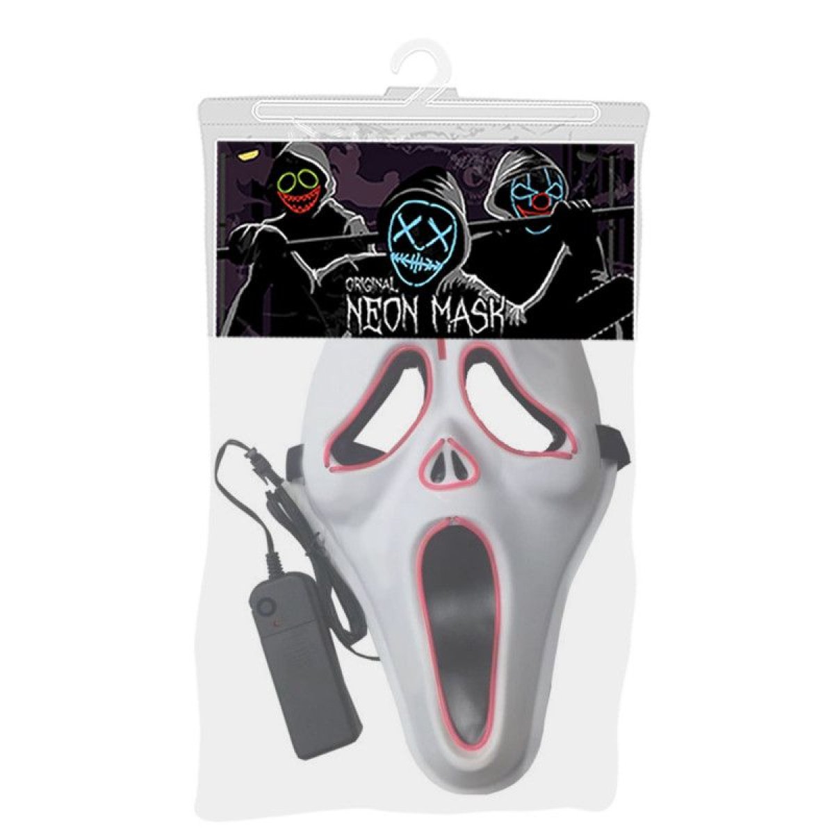 Köp Scream LED Mask Här - Snabb Leverans - Temashop.se