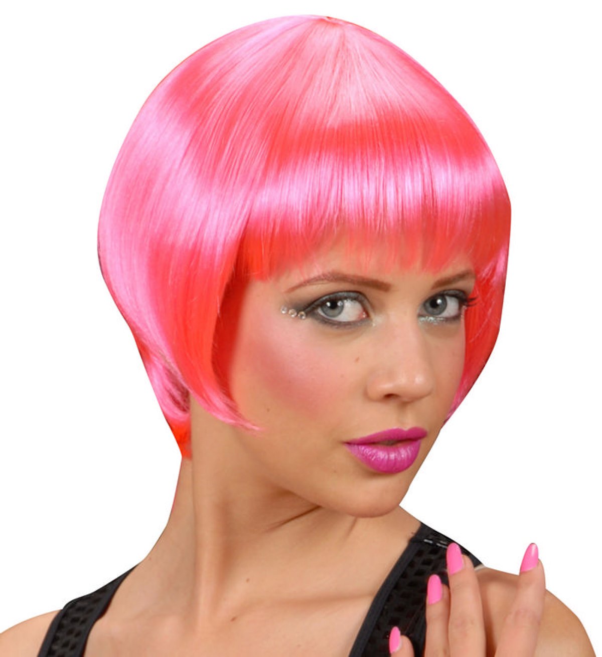 Köp Rave peruk, rosa Här - Snabb Leverans - Temashop.se