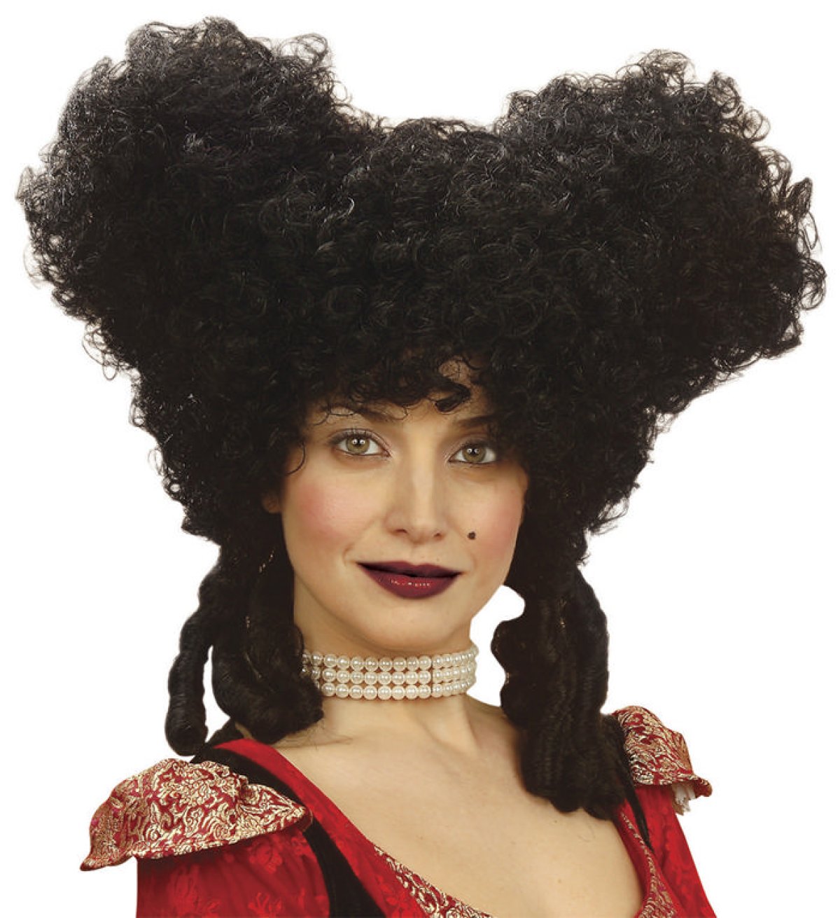 Köp Svart barock-peruk Här - Snabb Leverans - Temashop.se