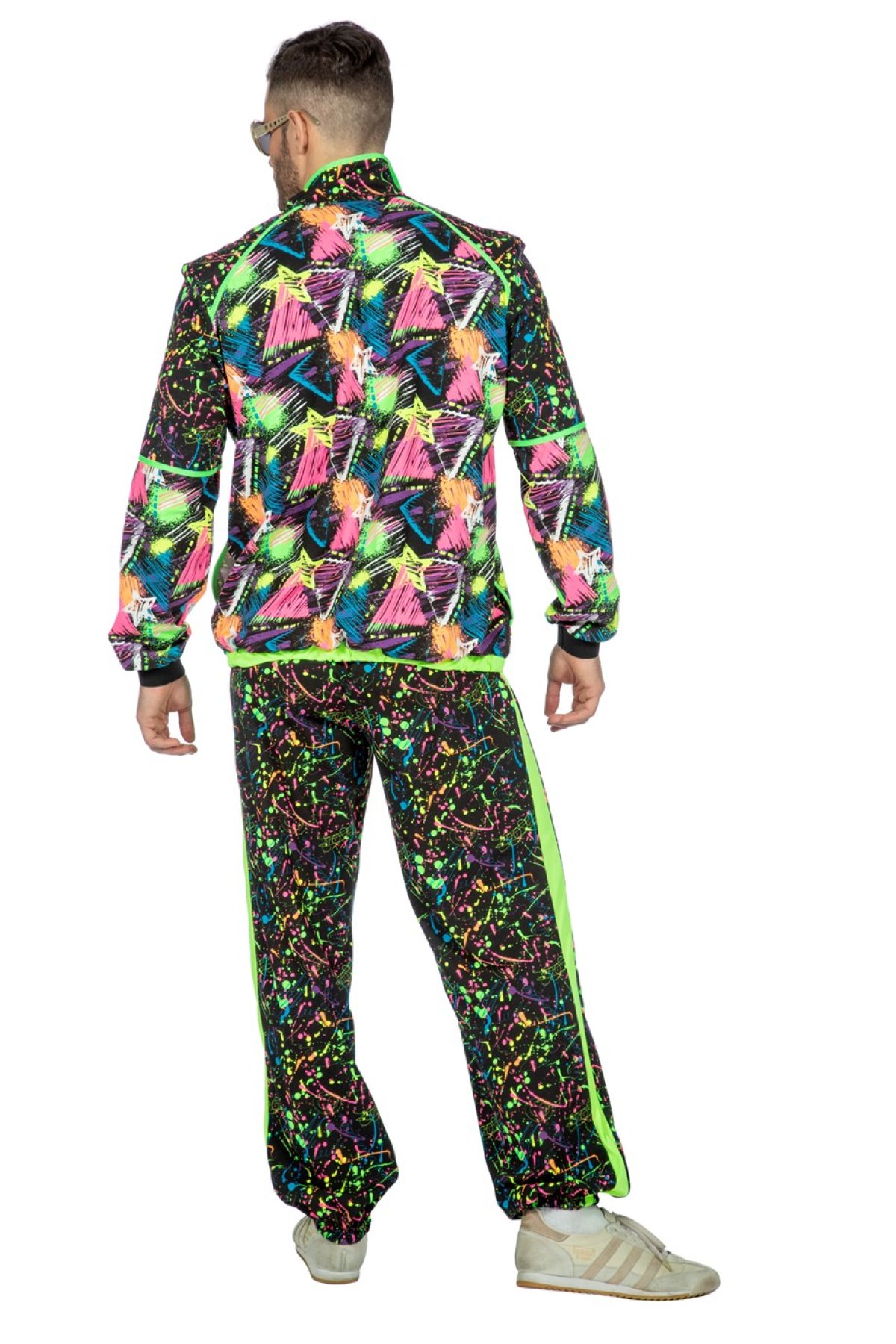 Köp Neon 80-tal Träningsoverall Maskeraddräkt Här - Snabb Leverans ...