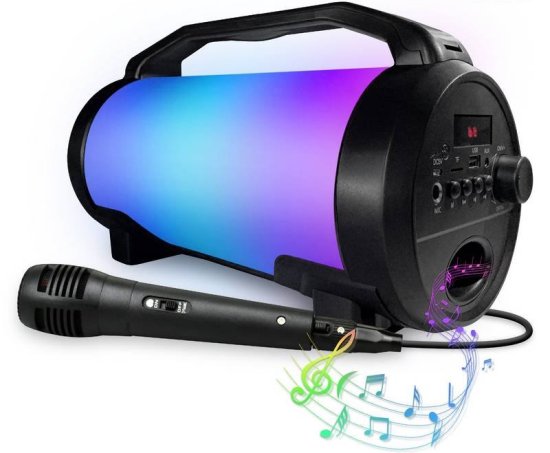 Köp 8'' Bärbar Karaoke Högtalare Här - Snabb Leverans - Temashop.se