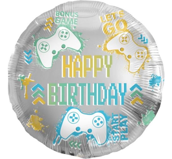 Köp Gamer Födelsedag Ballong Mix Här - Snabb Leverans - Temashop.se