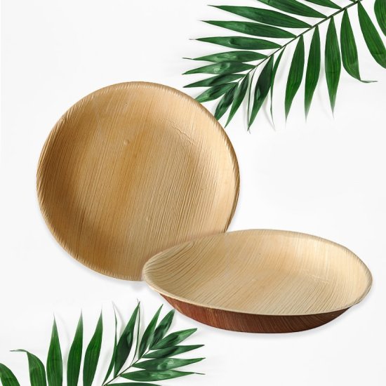 Köp Palmblad Tallrikar Stora Eco Här - Snabb Leverans - Temashop.se
