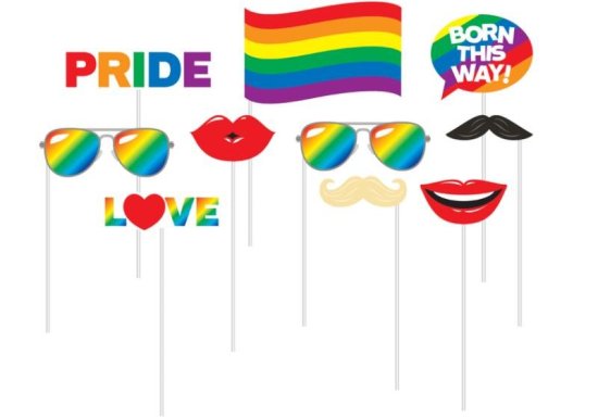 Köp Pride Unicorn Selfie Props Här - Snabb Leverans - Temashop.se